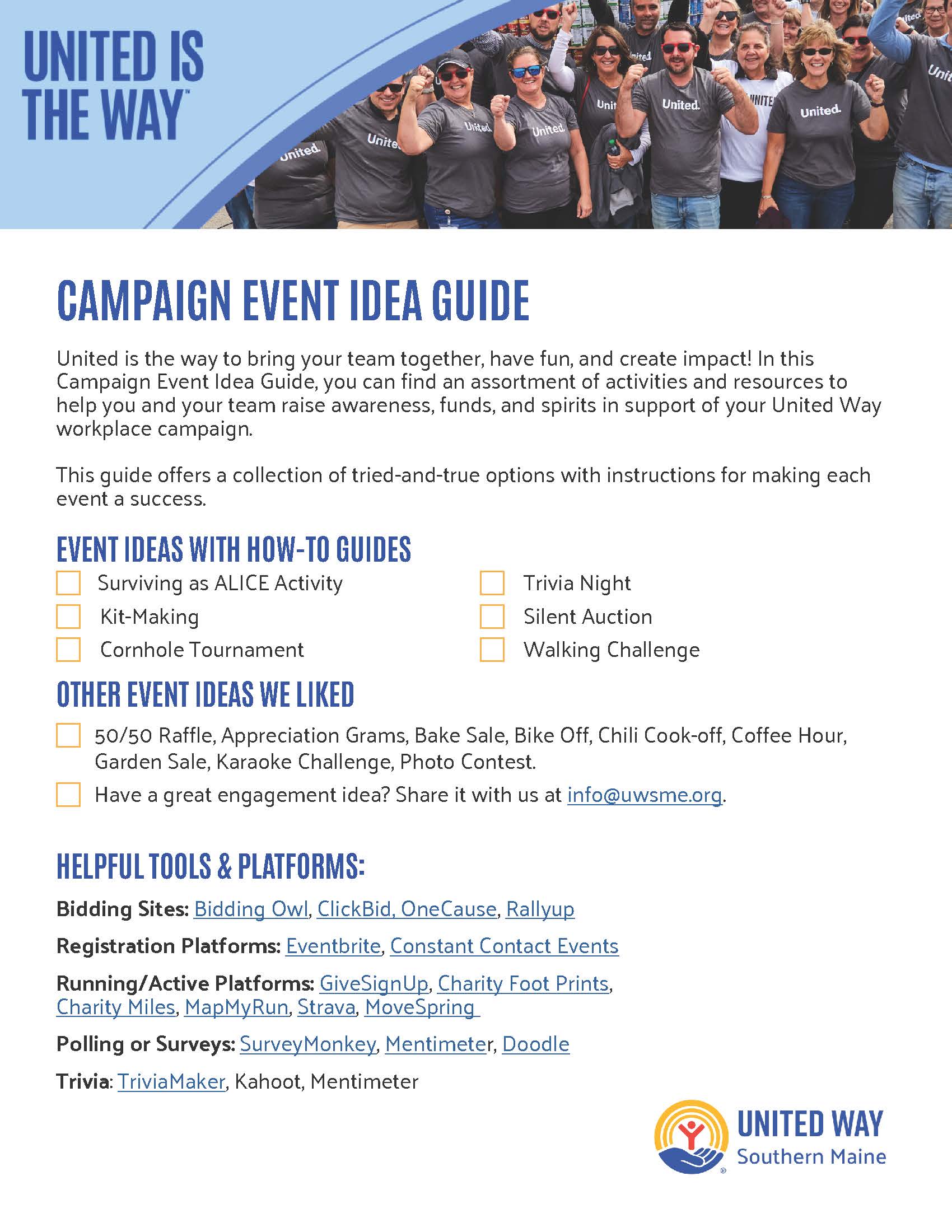 Campaign Toolkit - United Way of Southern Maine